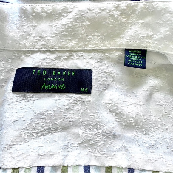 Ted Baker London | Shirts | Ted Baker Archive Blue Striped Button Up Shirts | Poshmark